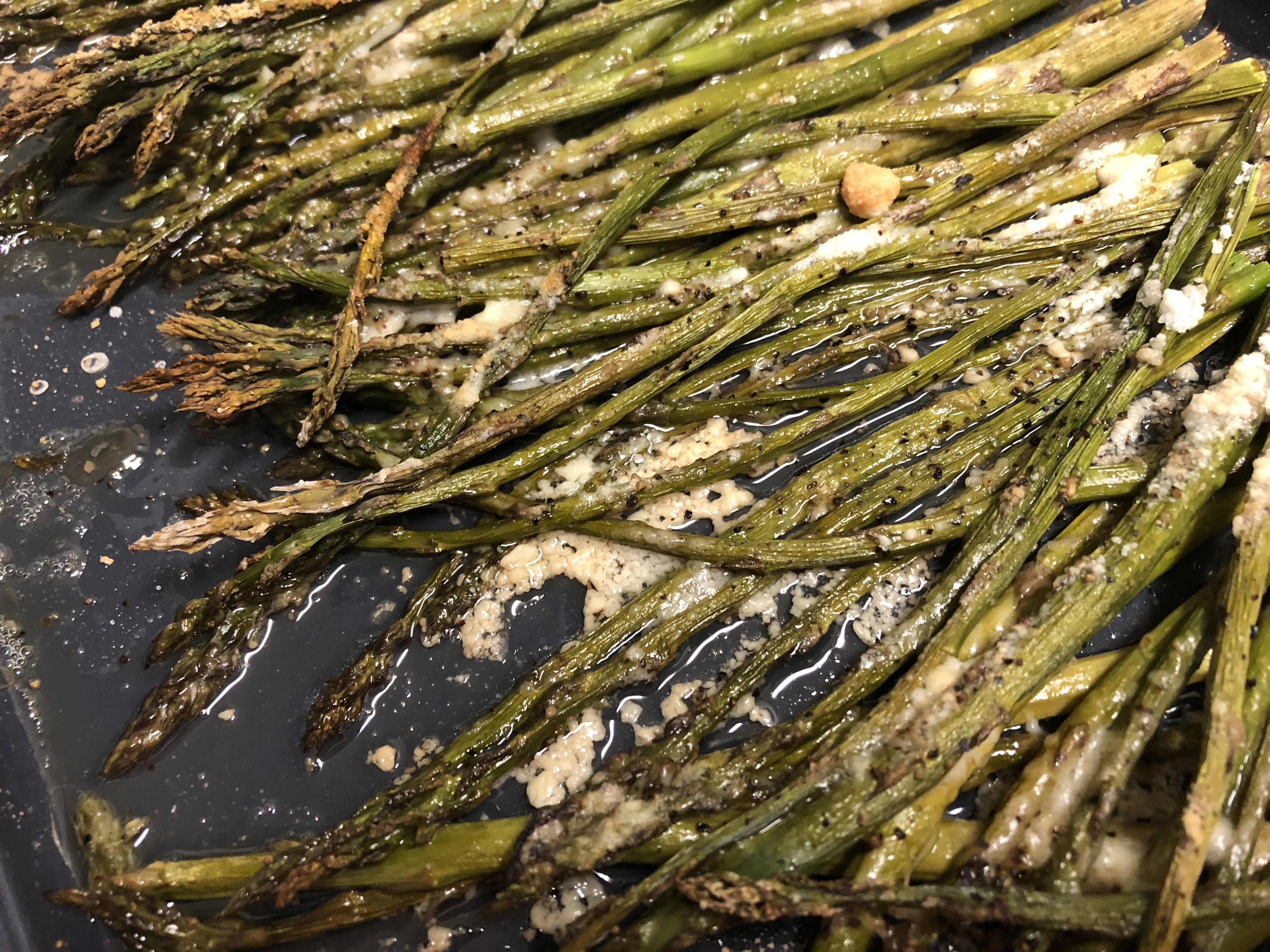 Oven Roasted Parmesan Crusted Asparagus – Protein Artist